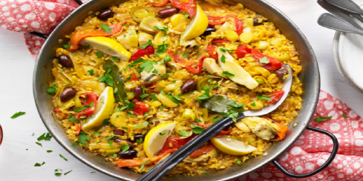 Paella vegetariana - Receita de Vovó