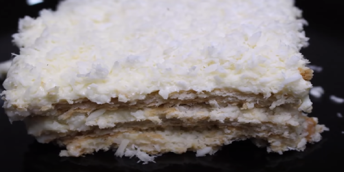 Pavê simples de coco - Receita de Vovó