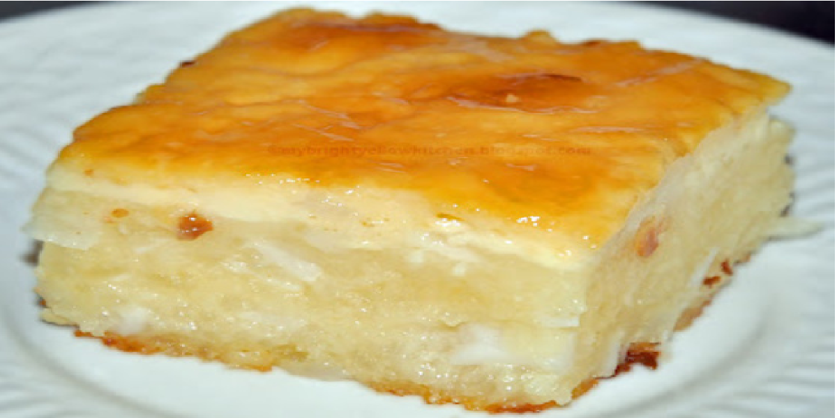 Receita de Bolo de queijo ralado simples - Receita de Vovó