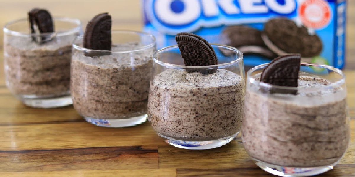 Receita de Mousse de bolacha Oreo - Receita de Vovó